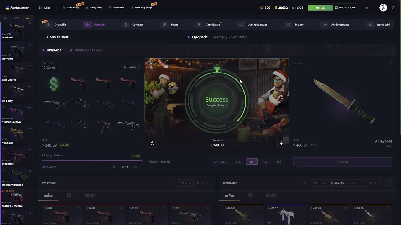 We OPENED Just Premium Case on Hellcase (Hellcase Promo Code 2022 ...