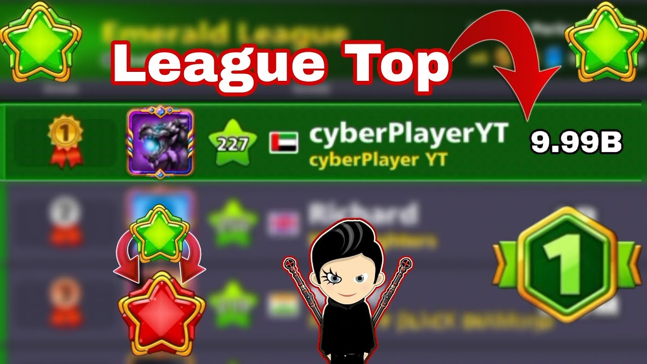 8 Ball Pool Emerald League Top 🔥 Free Cash 🙀 Berlin Table Gameplay ...