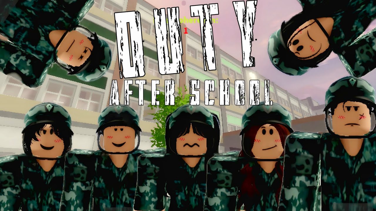 Playing the 'Duty After School' Game | Roblox - YouTube