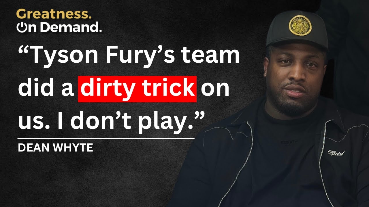 Dean Whyte: Fury's team did a dirty trick on us. I'm very hard working ...