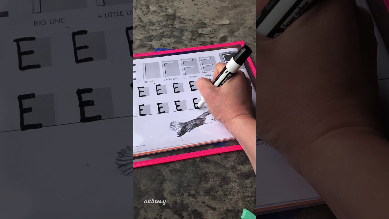 Handwriting: Capital Letter “E” - YouTube
