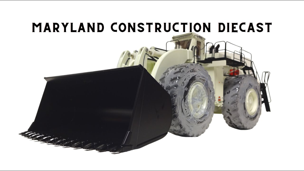 1:50 TWH Letourneau L1850 Rubber Tire Loader 1/50 Diecast Review - YouTube