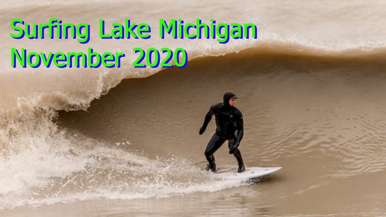 Surfing Lake Michigan November 2020 - YouTube