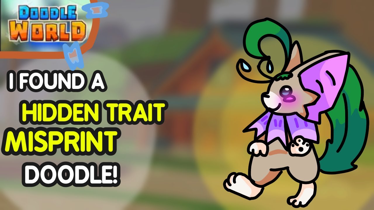 I found a HIDDEN TRAIT MISPRINT in Roblox Doodle World! - Doodle World ...