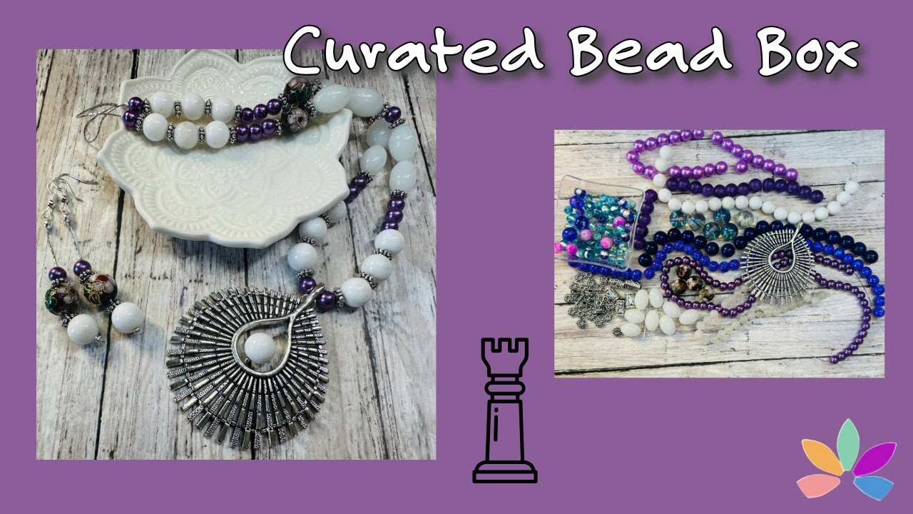 Curated Bead Box Regal Royal unboxing and design! - YouTube