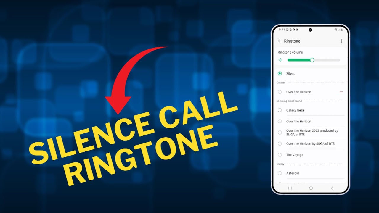 How To Silence Incoming Call Ringtone On Galaxy S25 - YouTube