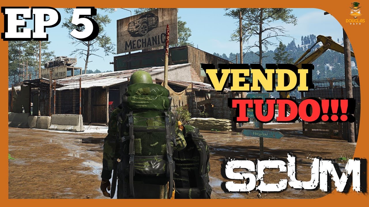 SCUM 1.0 | Completei o trator e fui ao trader pela 1ª vez! | EP 5 | PT ...