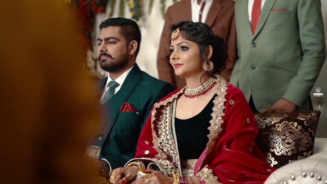 Best Indian Punjabi Engagement highlights video 2020!! Sim & Mandeep - YouTube