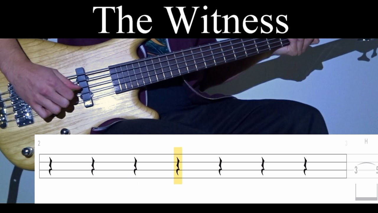 The Witness (Adam Jones) - Bass Cover (With Tabs) by Leo Düzey - YouTube