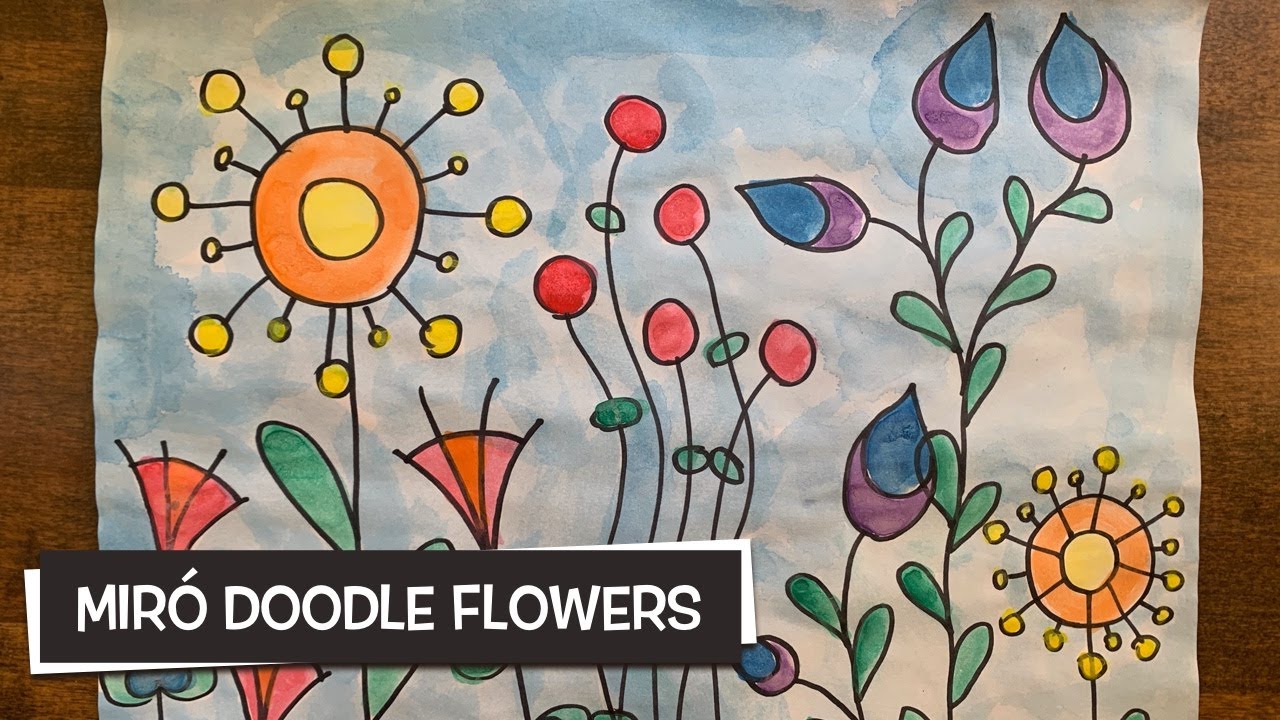 Miró Doodle Flowers - YouTube