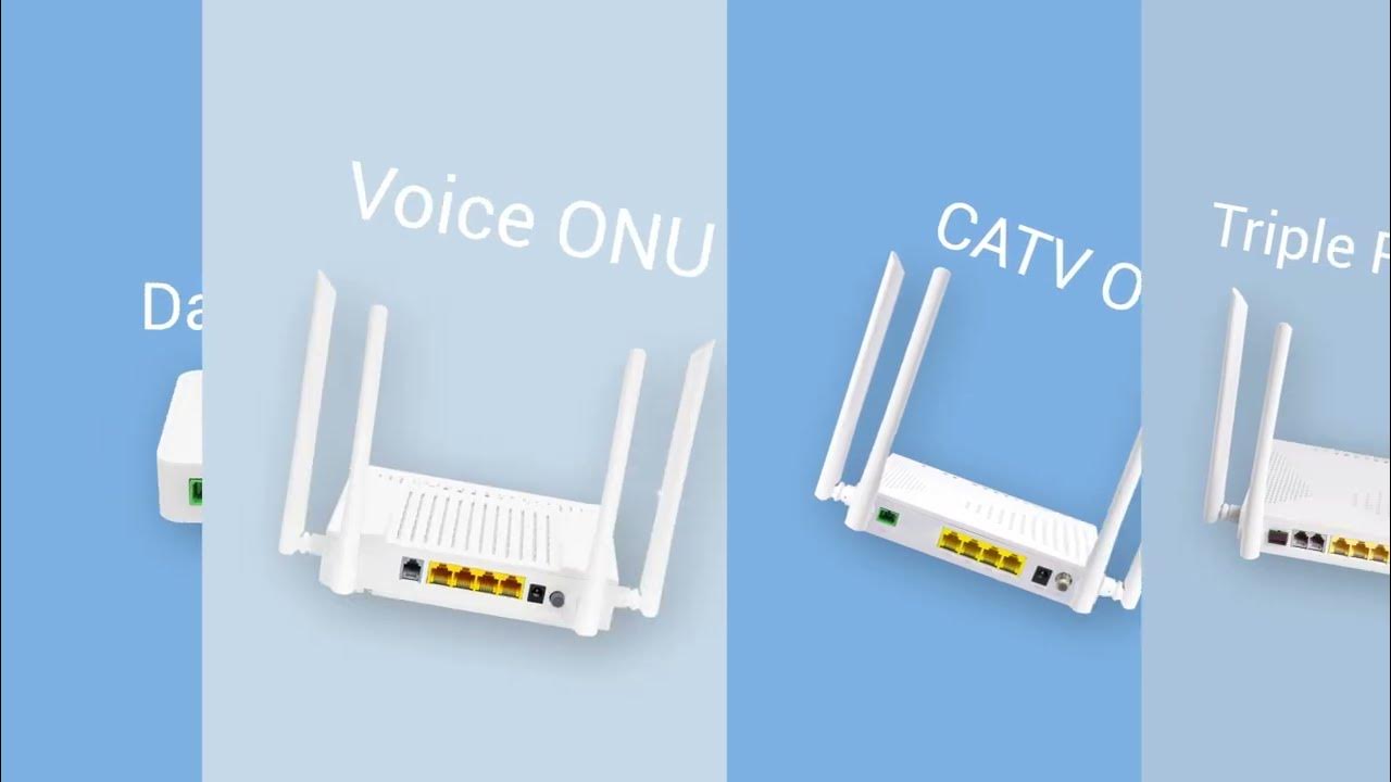 C-Data ONU Product Series: Data ONU, Voice ONU, CATV ONU, Triple Play ONU, Panel Type ONU - YouTube