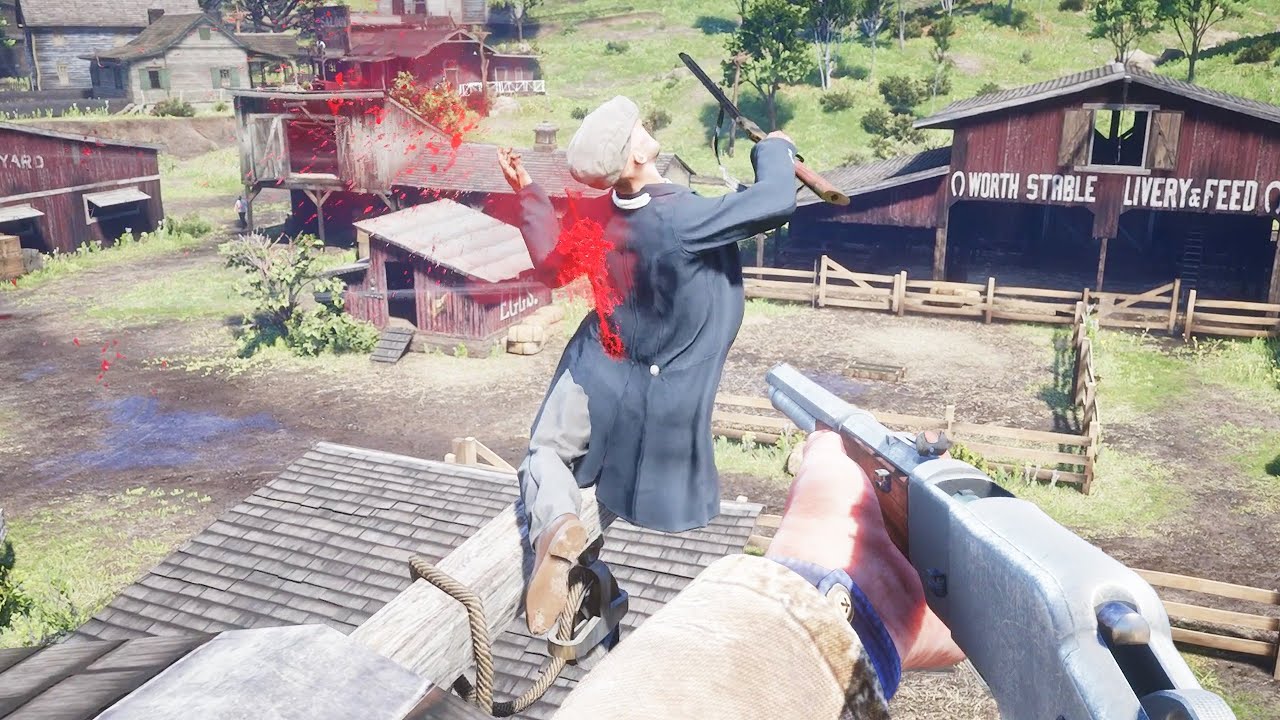 The Most Beautiful RDR2 Slow Motion You’ll Ever See Ultra Realistic ...