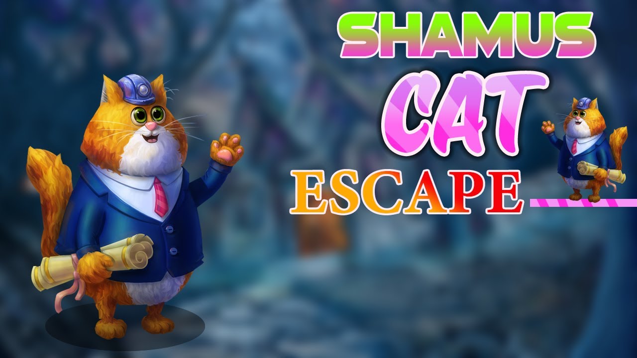 G4K Shamus Cat Escape Game Walkthrough - YouTube