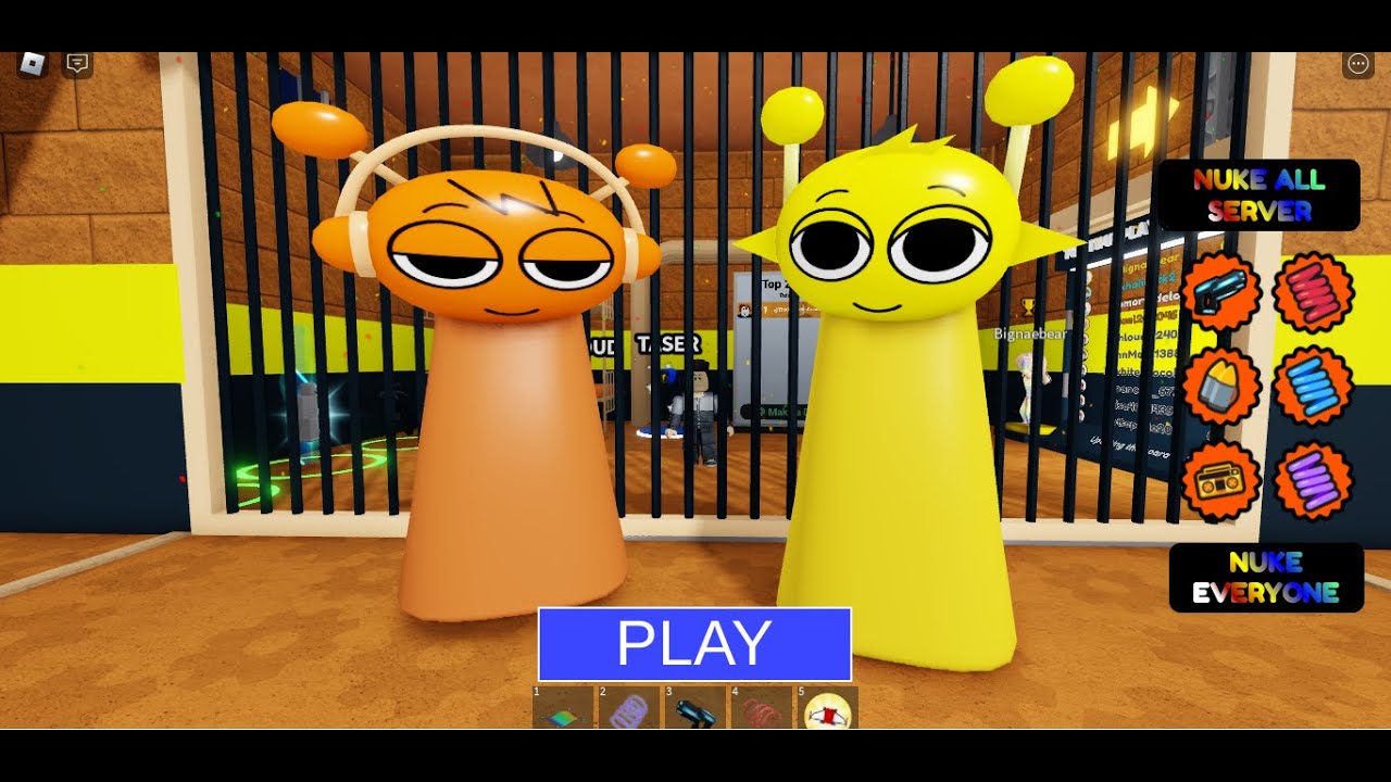 eORANGE SPLANKI VS YELLOW SPLANKY BARRY'S PRISON RUN #roblox #scaryobby ...
