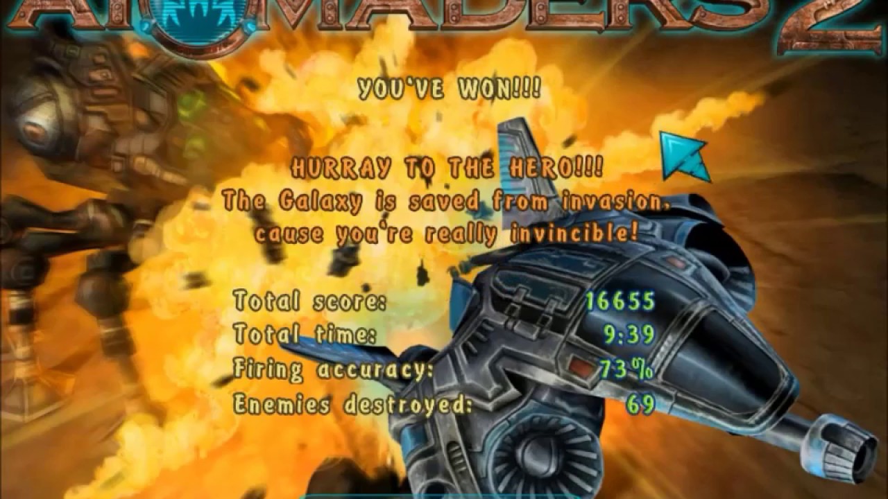 Atomaders 2 - Level 11 (Boss Rush) - YouTube