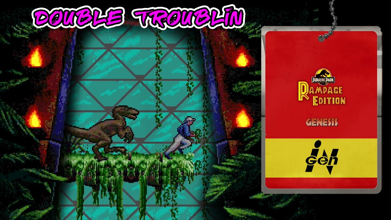 Jurassic Park: Rampage Edition : Double Troublin Jurassic Park Night ...