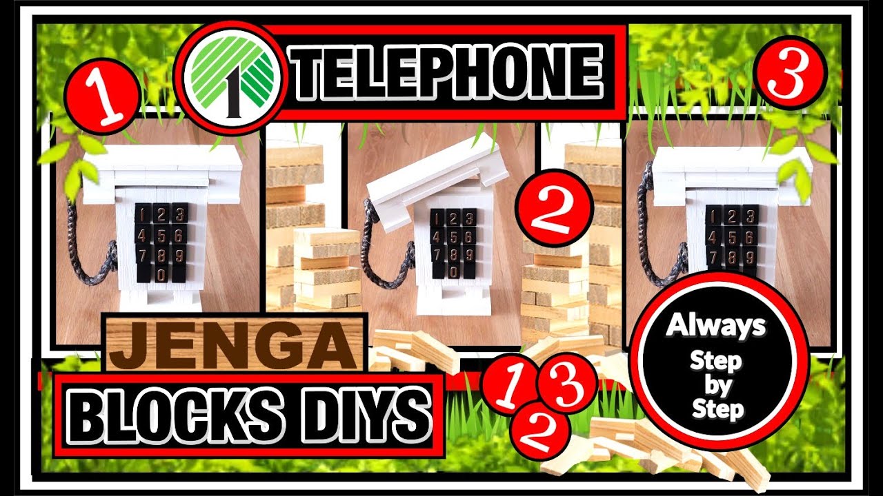 UNIQUE TUMBLING TOWER BLOCKS TELEPHONE DIY HIGH END LOOK FOR LESS ...