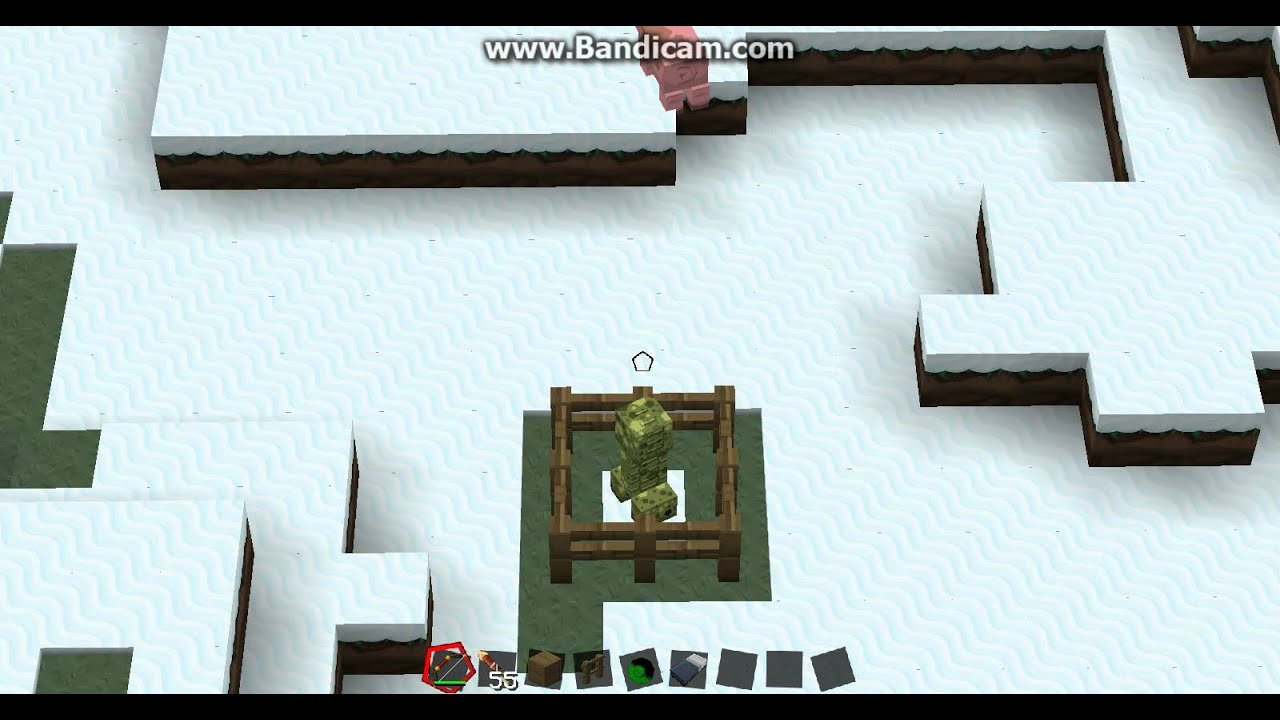 Shooting A Creeper With An Explosive Arrow - YouTube