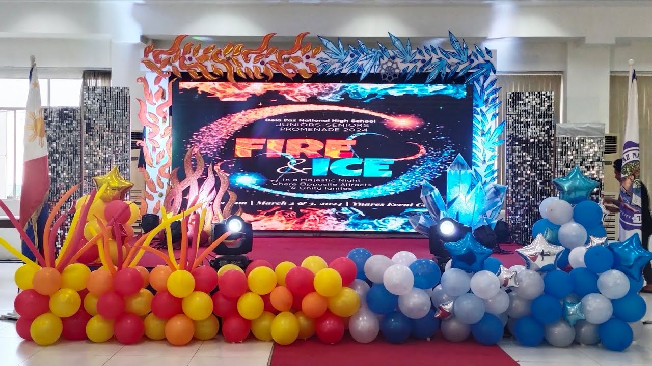 FIRE AND ICE Themed - JS PROM Night (with preparation) 🥰🥰🥰 - YouTube