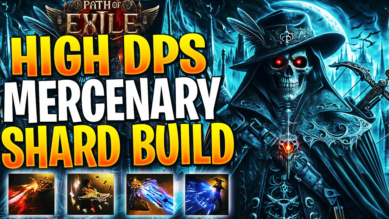 NEW ENDGAME GALVANIC SHARDS MERCENARY BUILD! Path of Exile 2 Mercenary ...