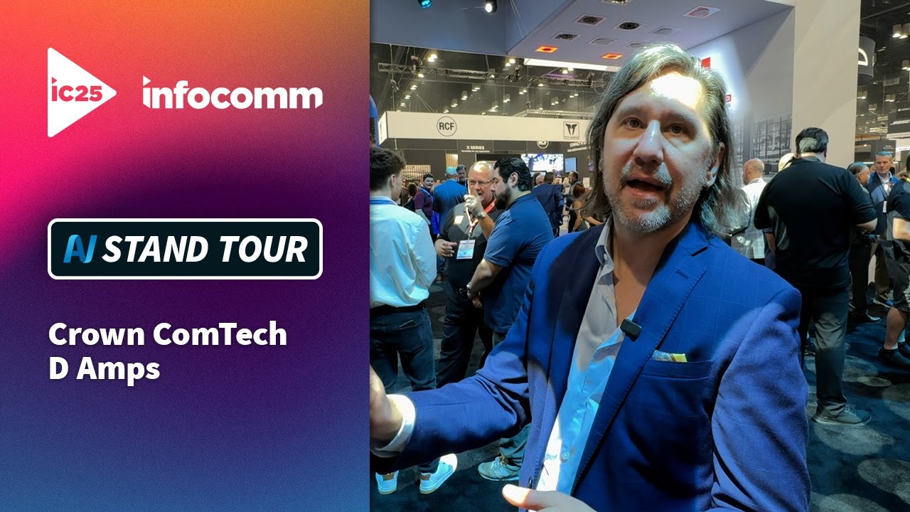 InfoComm 2025: Crown ComTech D Amps - YouTube
