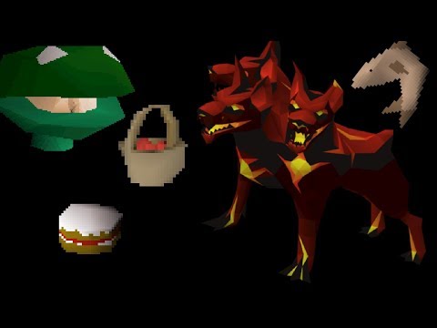 Trying to feed my dog in Oldschool Runescape