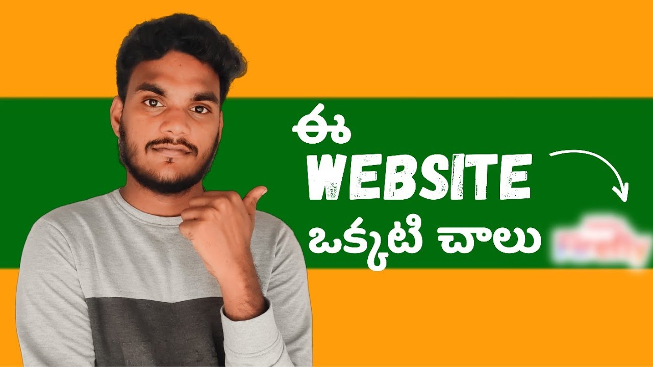 This website makes you Pro Editor | Telugu | The ug tech | Adobe ...