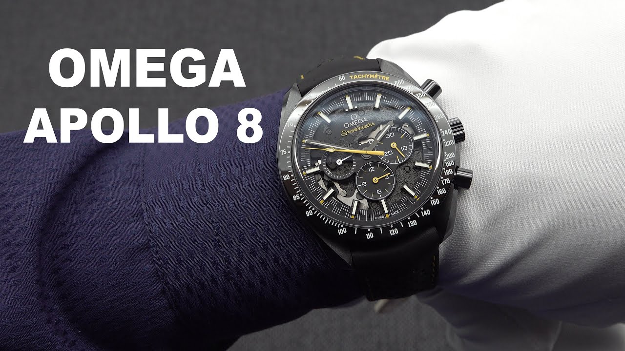 OMEGA Speedmaster Dark Side of the Moon Apollo 8 watch - YouTube