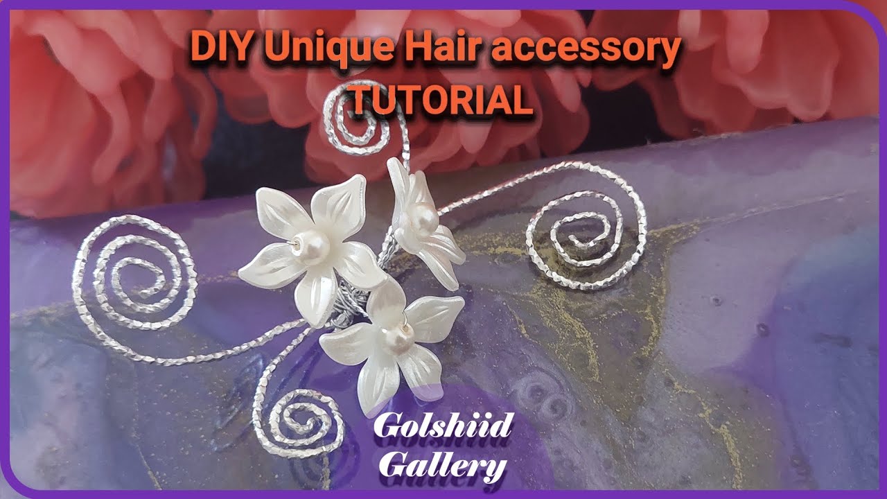 Diy Unique Hair accessory Tutorial /#diy #tutorial - YouTube