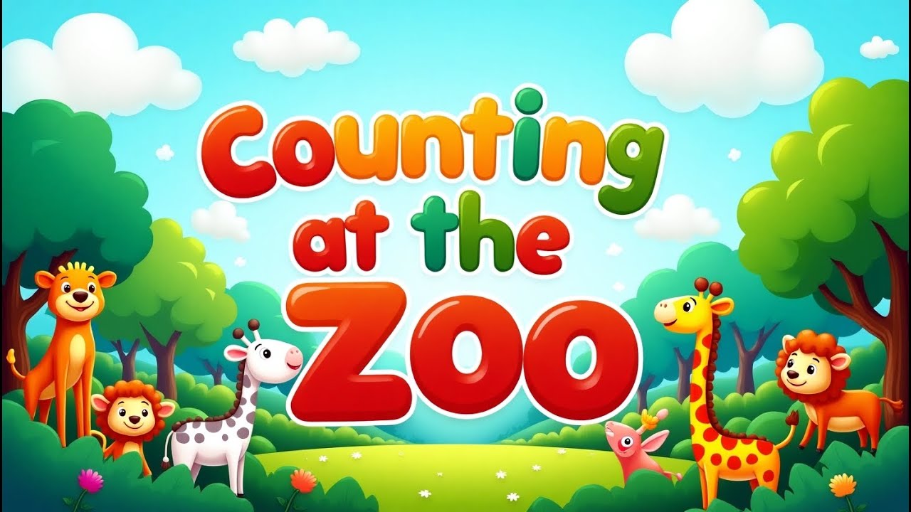 Counting at the Zoo | Fun Learning Song for Kids #KidsSongs # ...