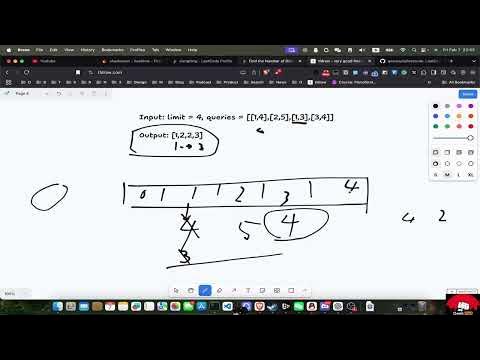 LeetCode-3160. Find the Number of Distinct Colors Among the Balls - YouTube
