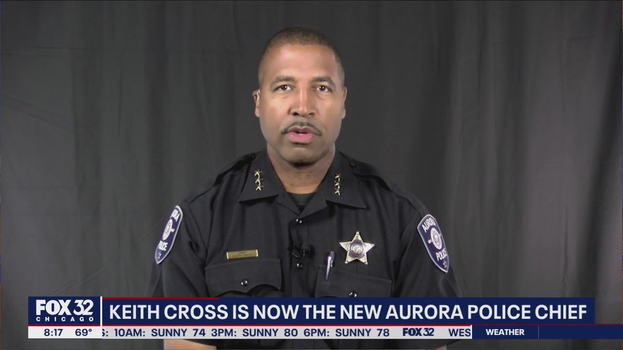 Keith Cross takes the helm as Aurora's new police chief - YouTube