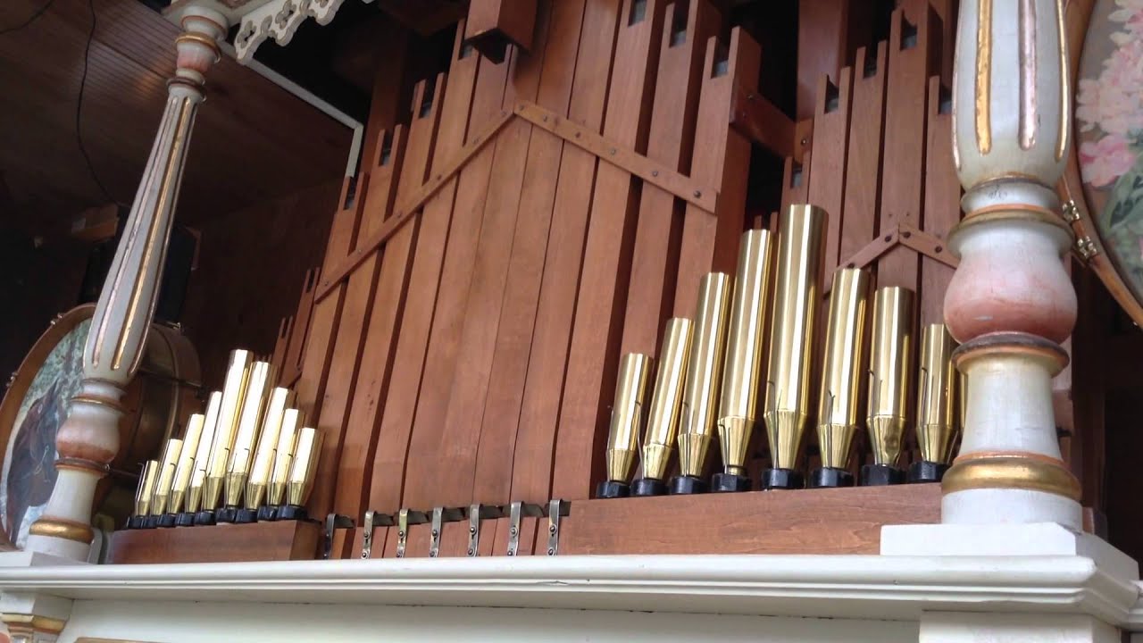 46 key Limonaire carousel organ plays "Limonaire arrangements" - YouTube