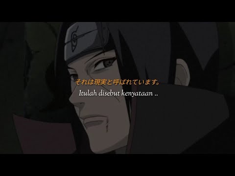 Kata - kata Itachi Uchiha | Manusia Hidup Dalam Asumsi | Naruto Shippuden | Quotes Naruto | Story Wa