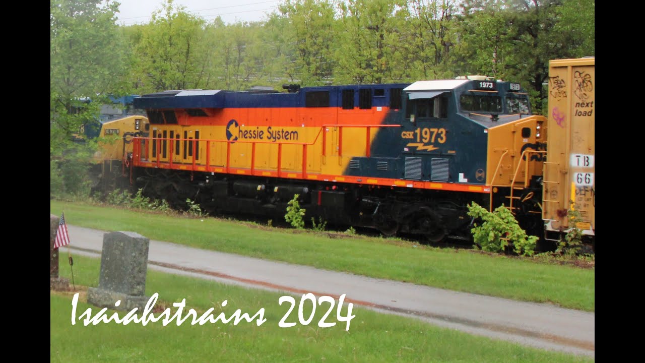 CSX's New Chessie System Heritage Unit Trails on M426! [5-18-24] - YouTube