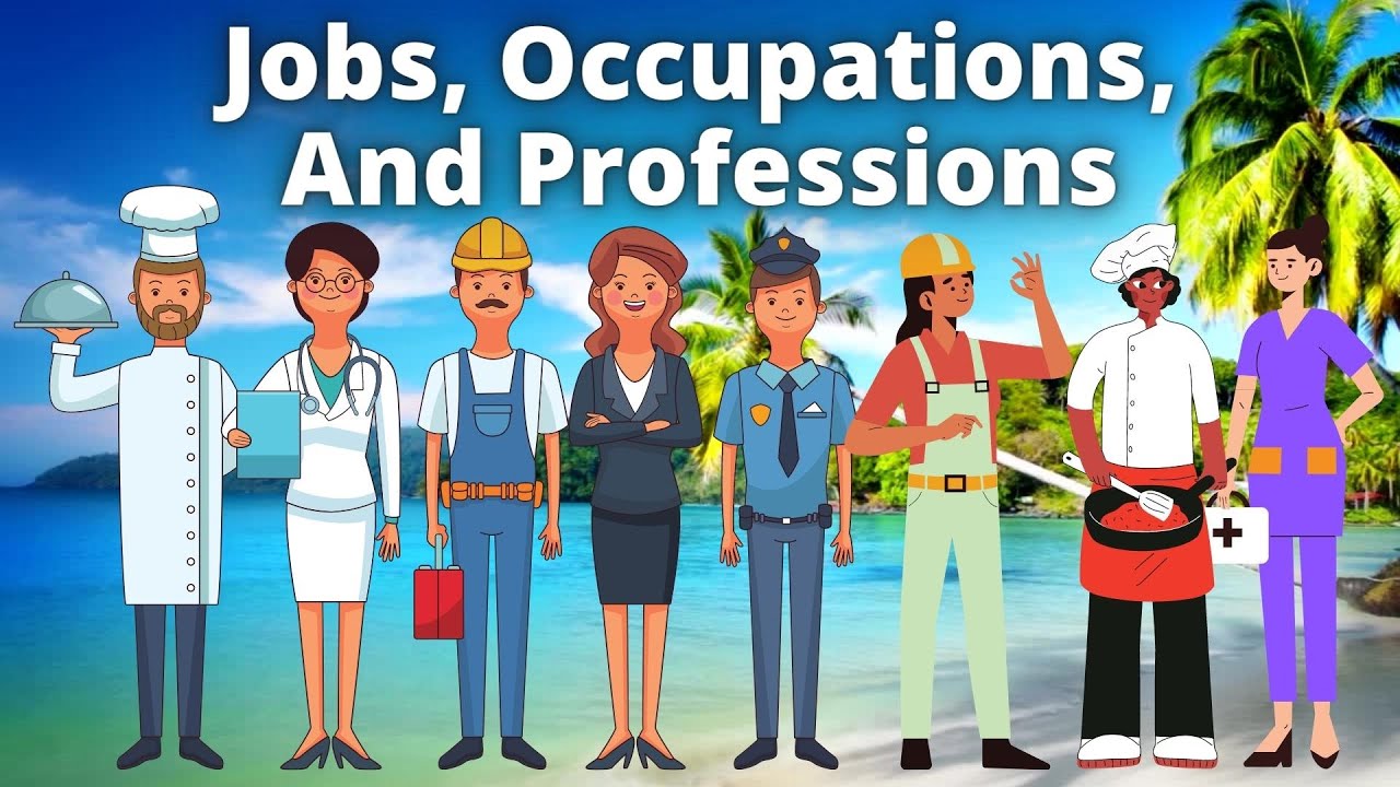 Jobs, Occupations, Professions - Part 1 - Useful English Words ...