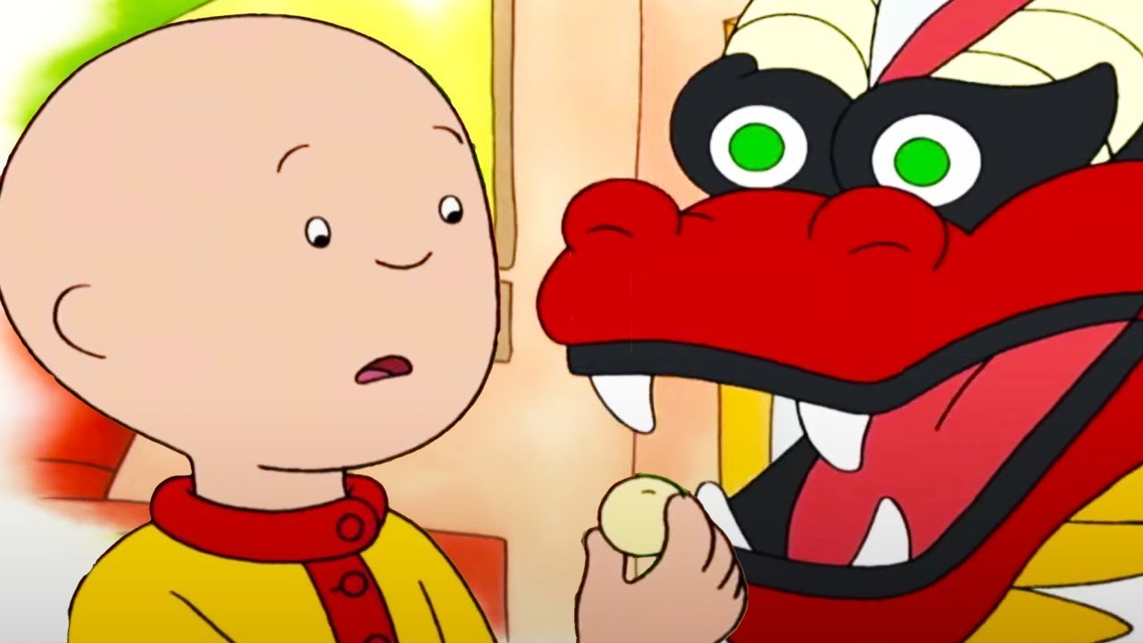 Caillou and the New Year Dragon | Caillou | Cartoons for Kids ...