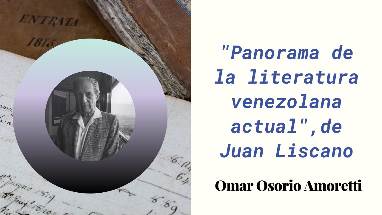 Historiografías literarias. "Panorama de la literatura venezolana ...