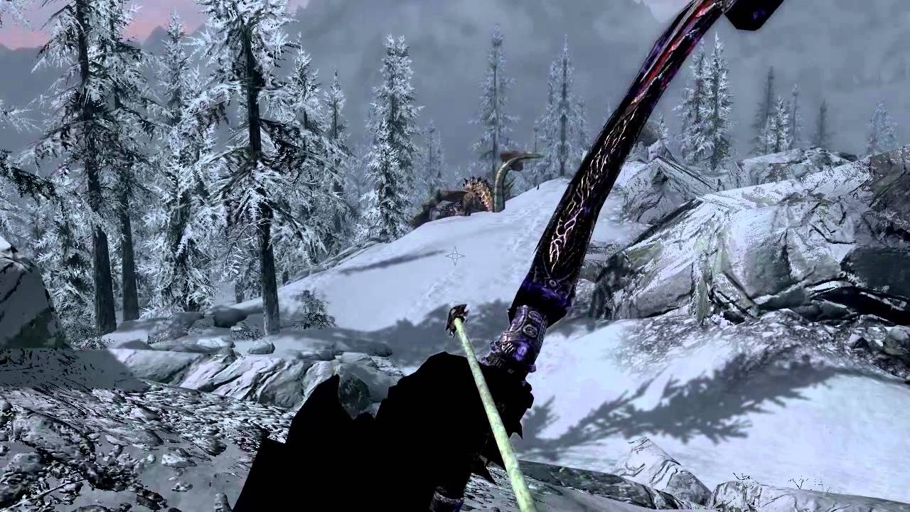 Dual Wielding & Bow/Arrow Kills around Skyrim! - YouTube