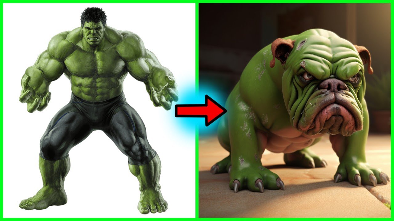 SUPERHEROES 🔥 but 🐶 Dogs💥 All Characters (Marvel & DC) - YouTube