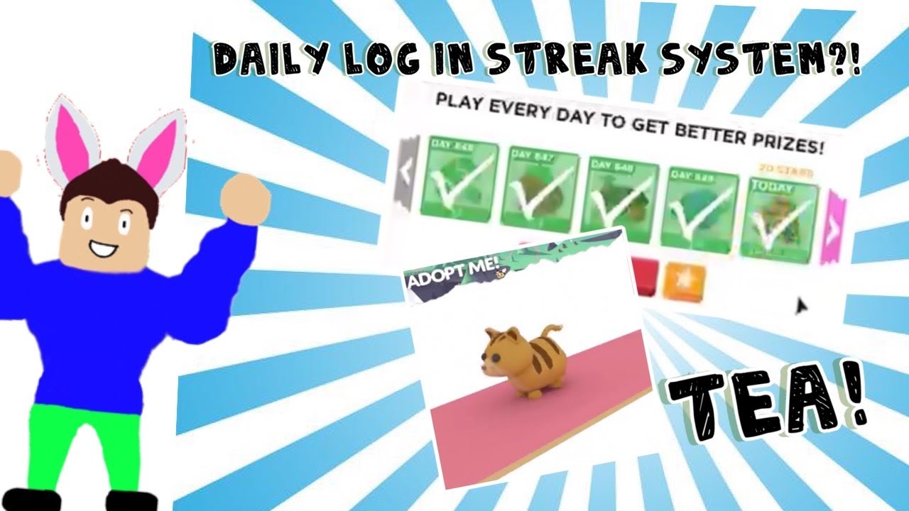 *NEW* DAILY LOG IN STREAK SYSTEM AND STAR MONEY!!! Roblox | Adopt me ...
