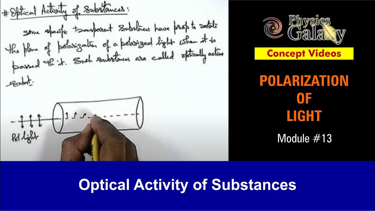 Class 12 Physics | Polarization of Light | #13 Optical Activity of ...