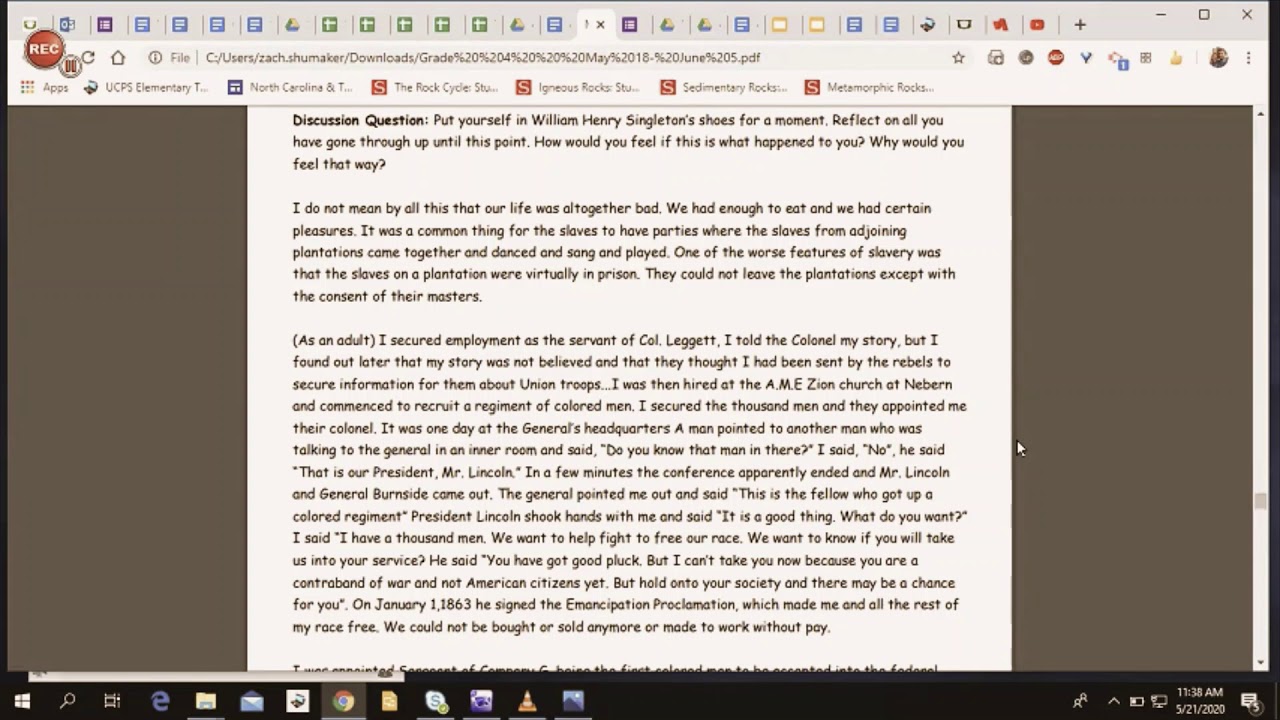 William Henry Singleton pt 2 - YouTube