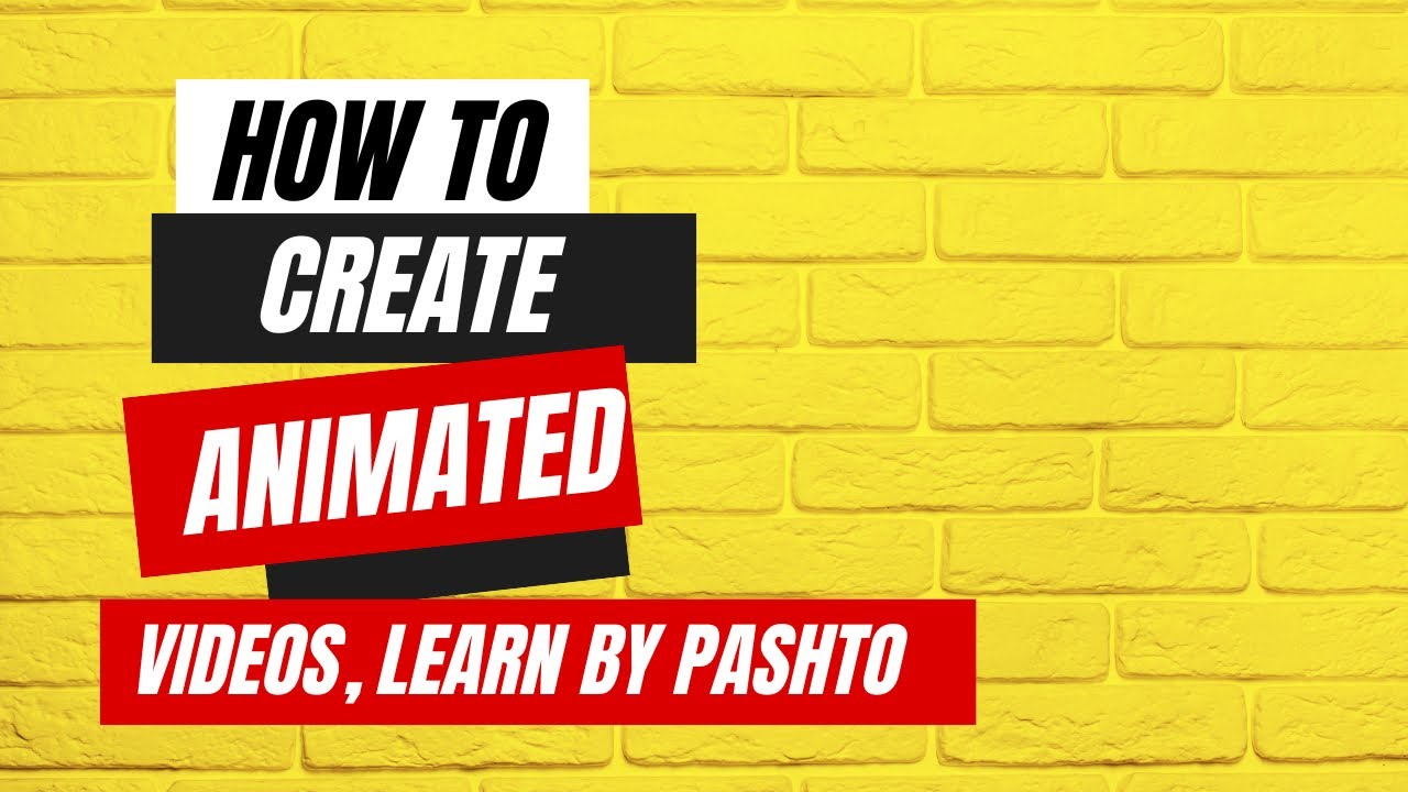 How To Create Animated Videos Online Learn By Pashto YouTube How To Create Animated Videos Online Learn By Pashto YouTube