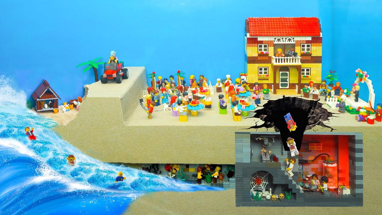 Rich vs Poor - Lego City Building Takedown By Tsunami - Lego Tsunami ...