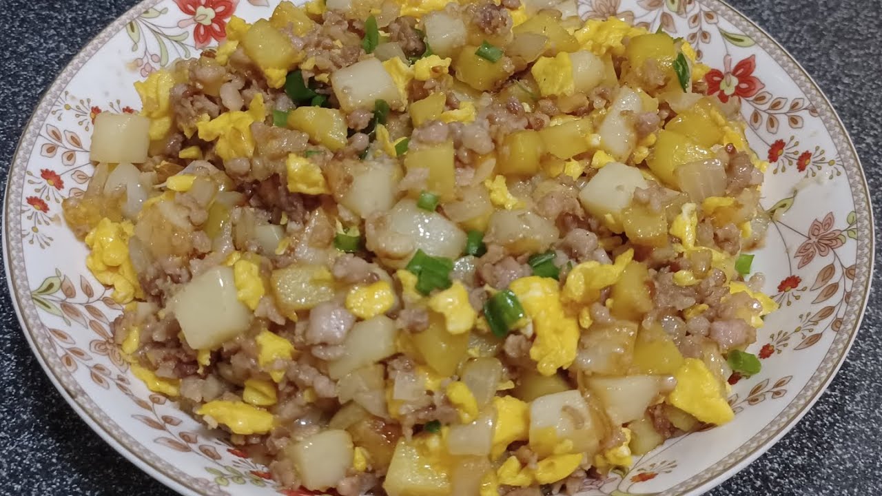 Stir Fry Minced Pork with Potato - YouTube