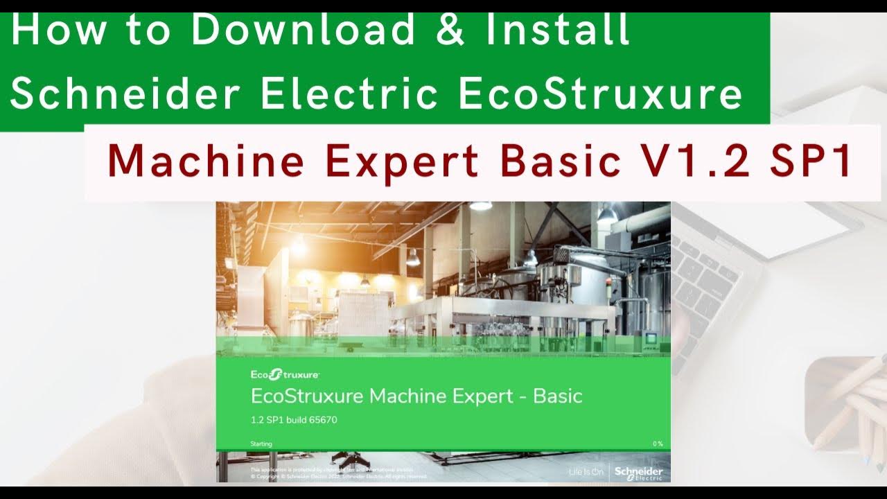 How to Download and Install Schneider Electric EcoStruxure Machine Expert Basic V1.2 SP1 | - YouTube