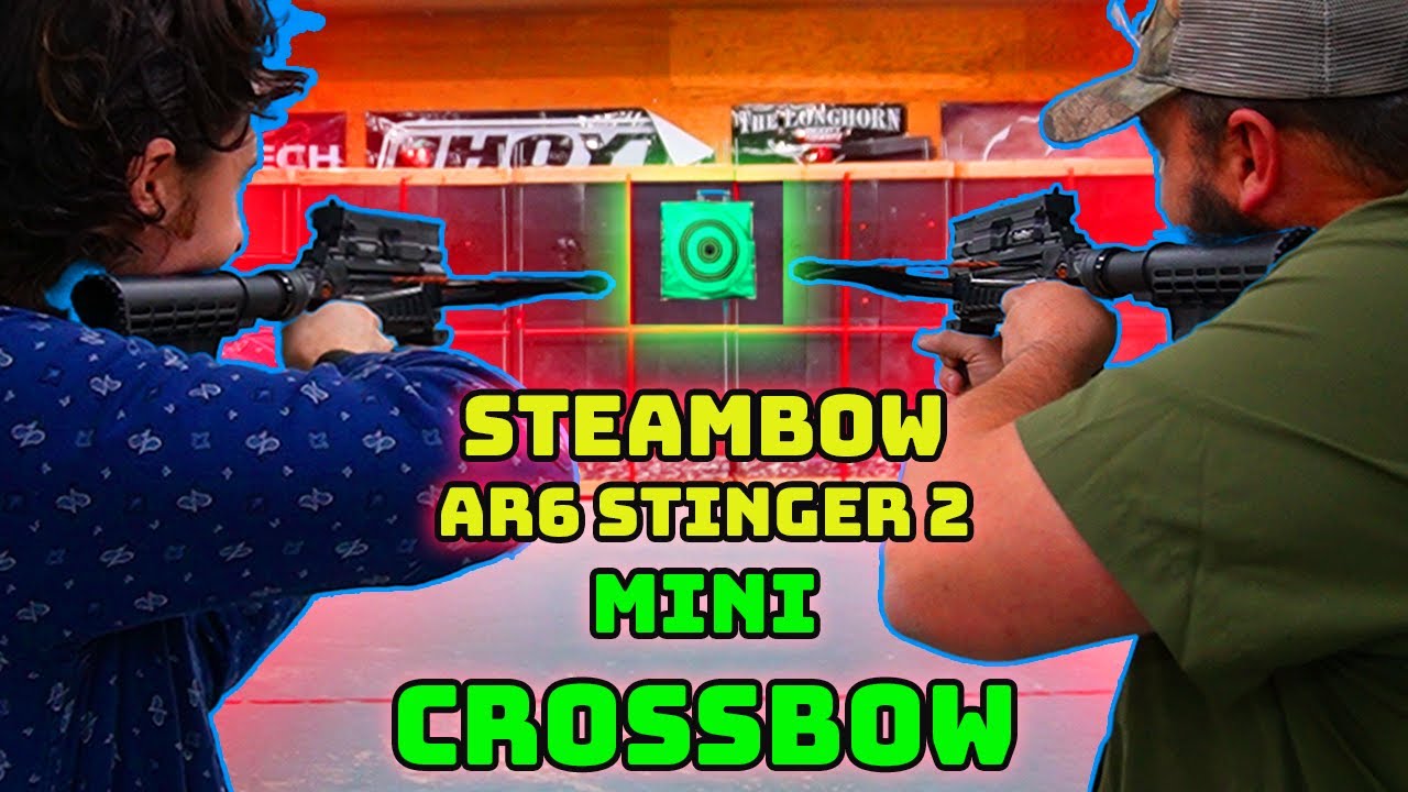The ULTIMATE small game crossbow PUT TO THE TEST! Steambow AR6 Stinger ...