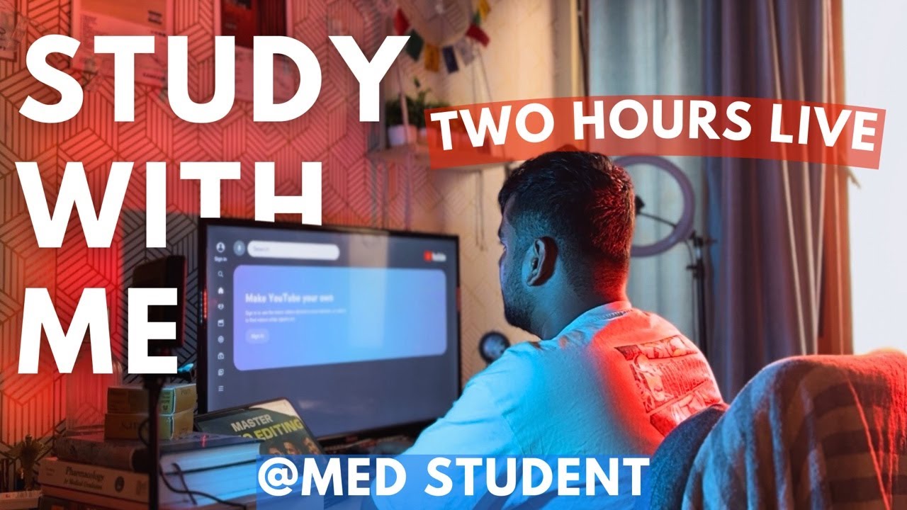 Study with Me LIVE ⚡️ | Exam Season | AIIMS Hostel Room - YouTube