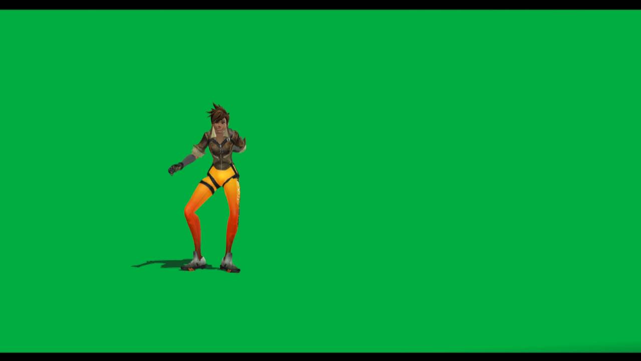 GREENSCREEN Tracer Dance - Daft Punk Get Lucky - YouTube